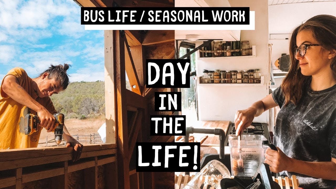 SHUTTLE BUS LIFE l Day in the Life l Nomad Seasonal Work - YouTube