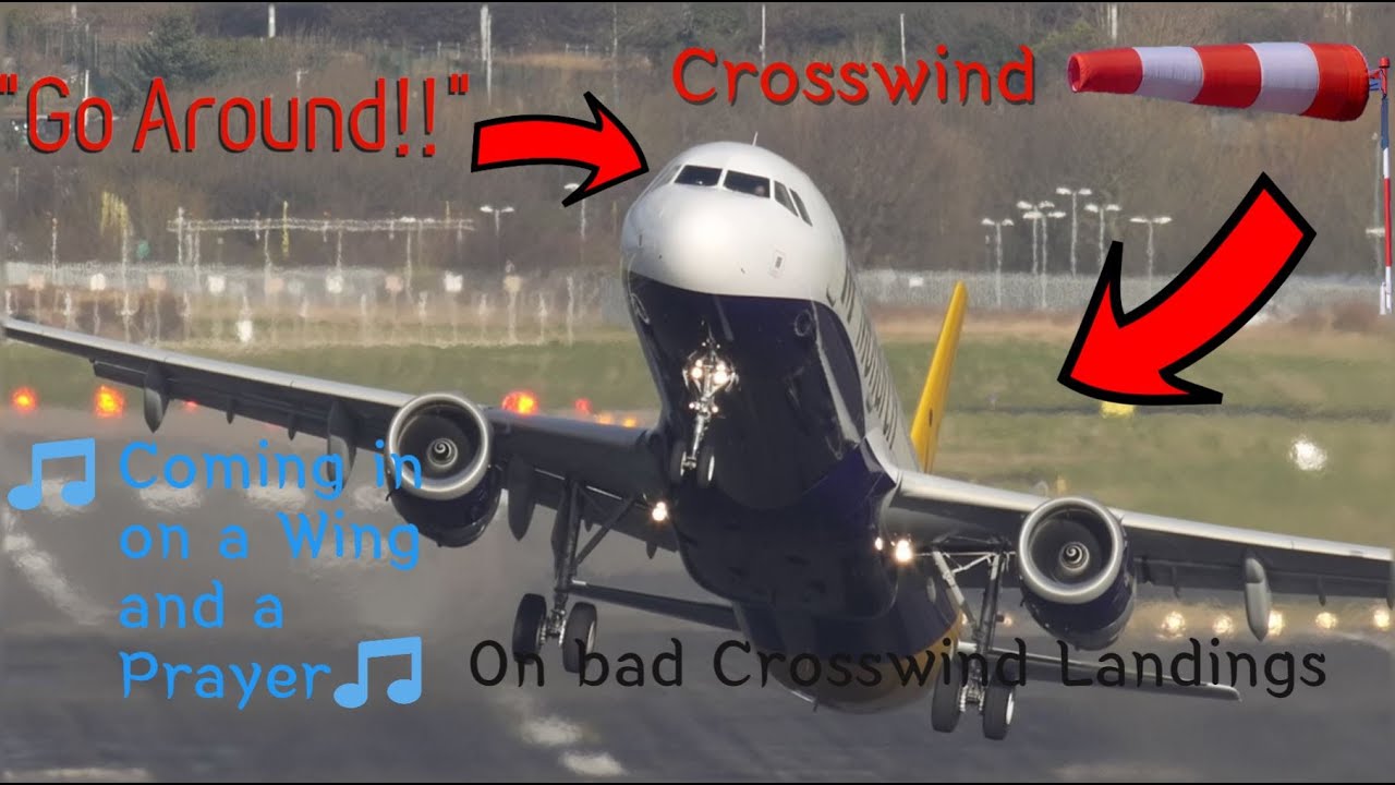 I put "coming in on a wing and a prayer" onto bad/crosswind landings ...