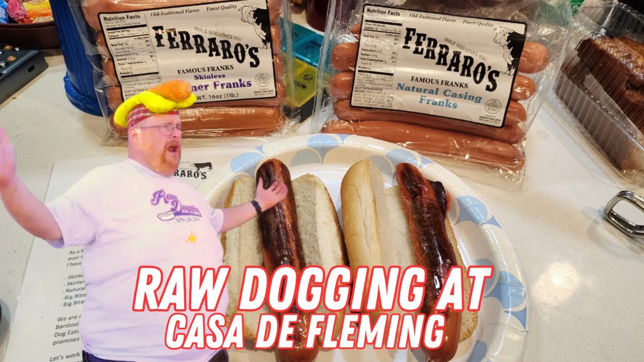 Raw Dogging at home Ferraro's Famous Franks - YouTube