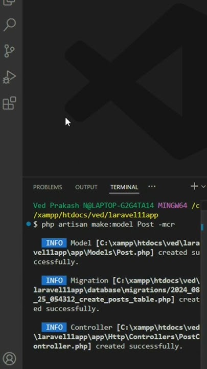 Did You Know You Can Create A Model Migration And Controller In 1 Command In Laravel