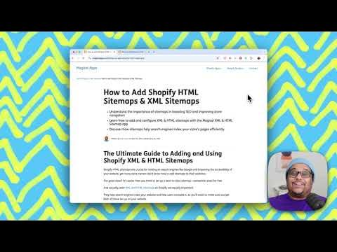 How to Add Shopify HTML Sitemaps & XML Sitemaps - YouTube