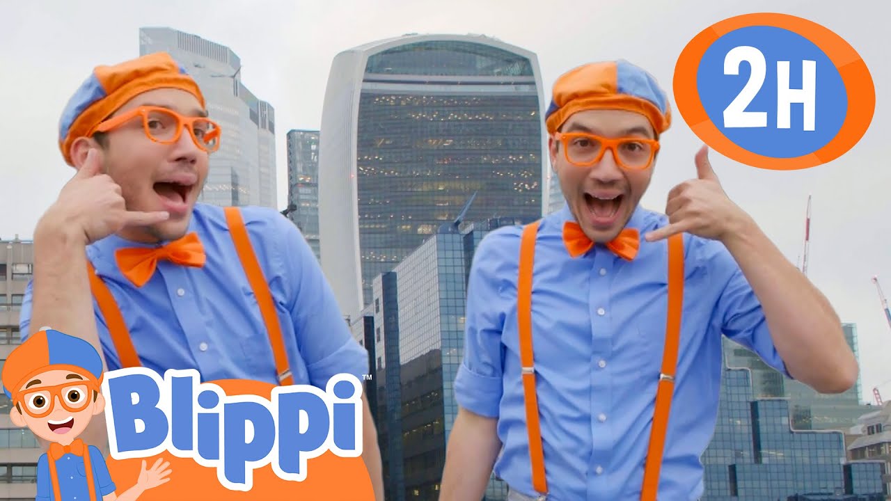 Blippi takes a boat ride on the river Thames 🛥️| Blippi Visits ...