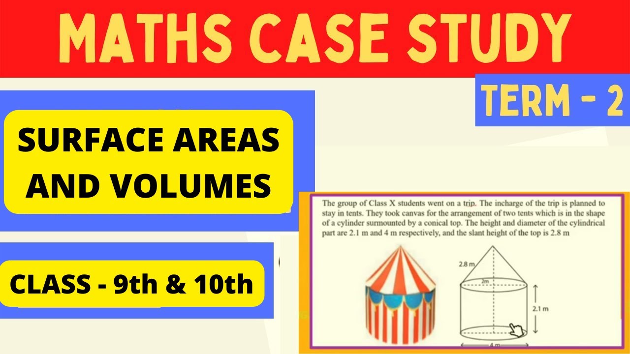 Maths Case Study | Class 9th & 10th case study | Surface Areas and ...