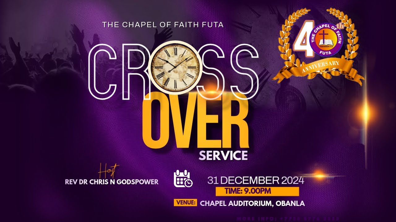 CROSS OVER SERVICE || 31ST DECEMBER 2024 - YouTube
