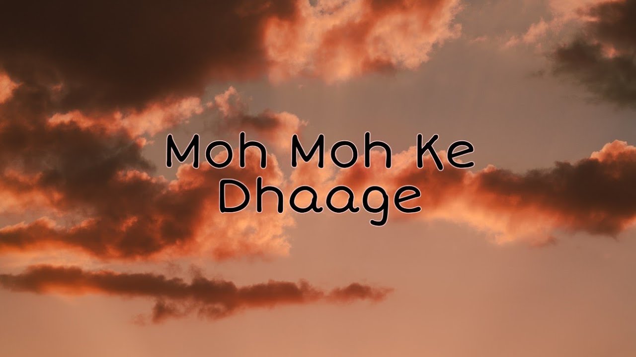 Cover on "Moh Moh ke Dhaage" (Female Version) - YouTube