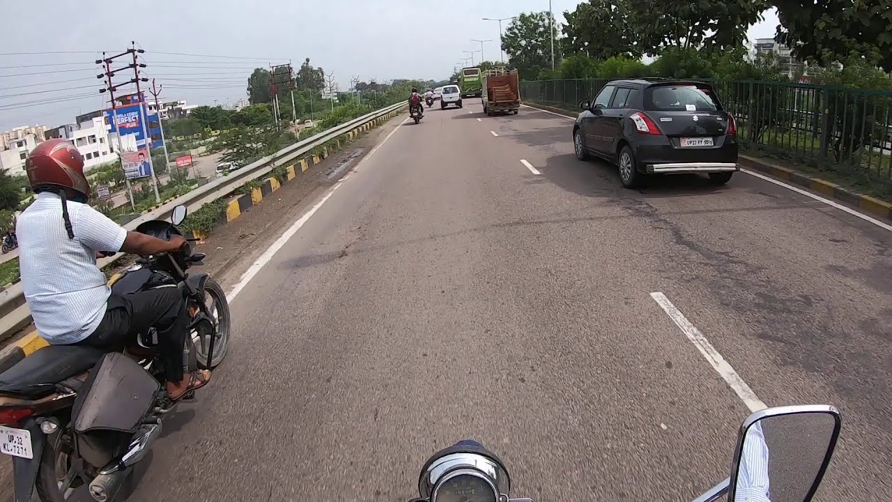 Time Lapse Shaheed Path faizabad road Ring Road Lucknow - YouTube
