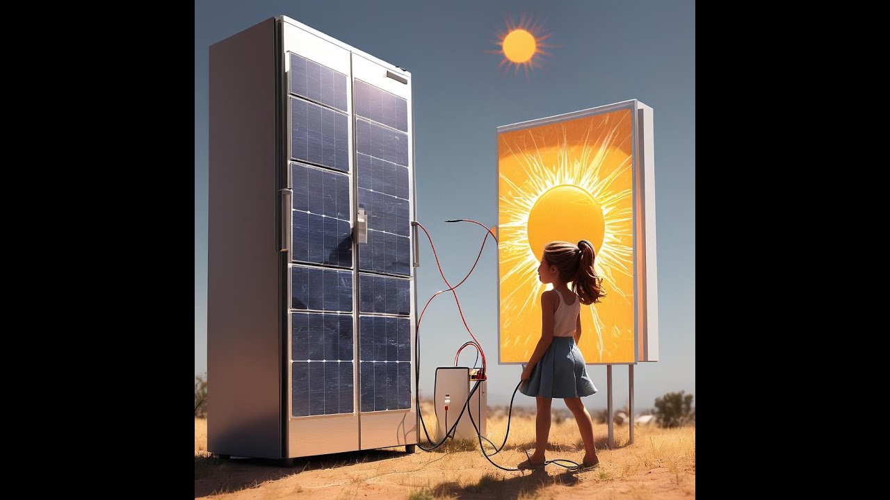 How to run Refrigerator with Solar electricity | UTL solar Gamma plus ...