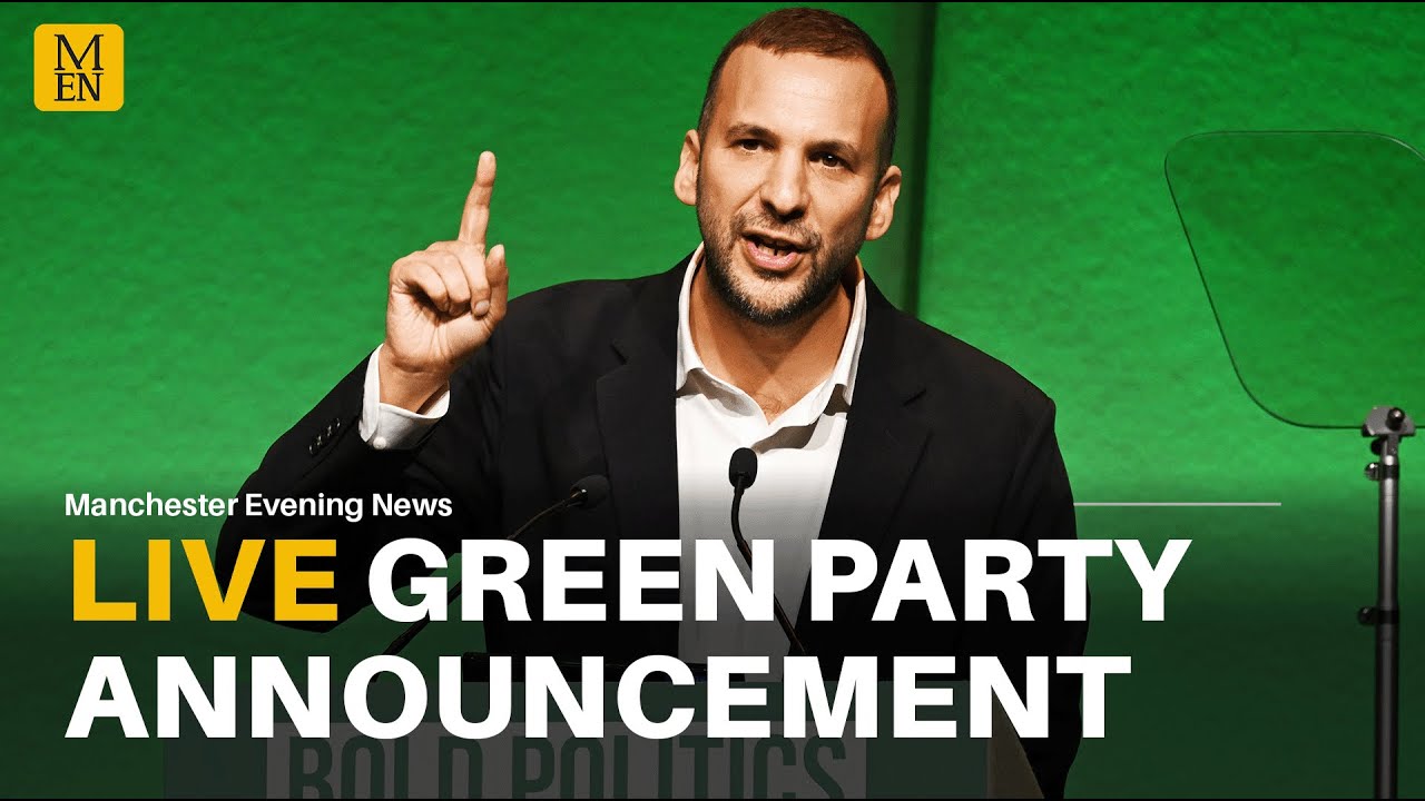 WATCH LIVE: Green Party announce Gorton and Denton by-election ...