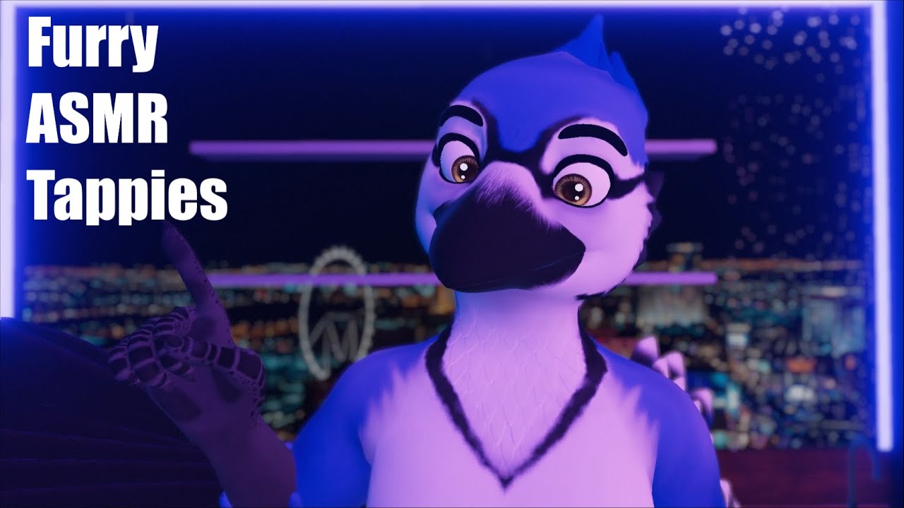 (Furry ASMR) 600 Sub Special! Blue Jay Gives You Tappies ^v^💙 - YouTube