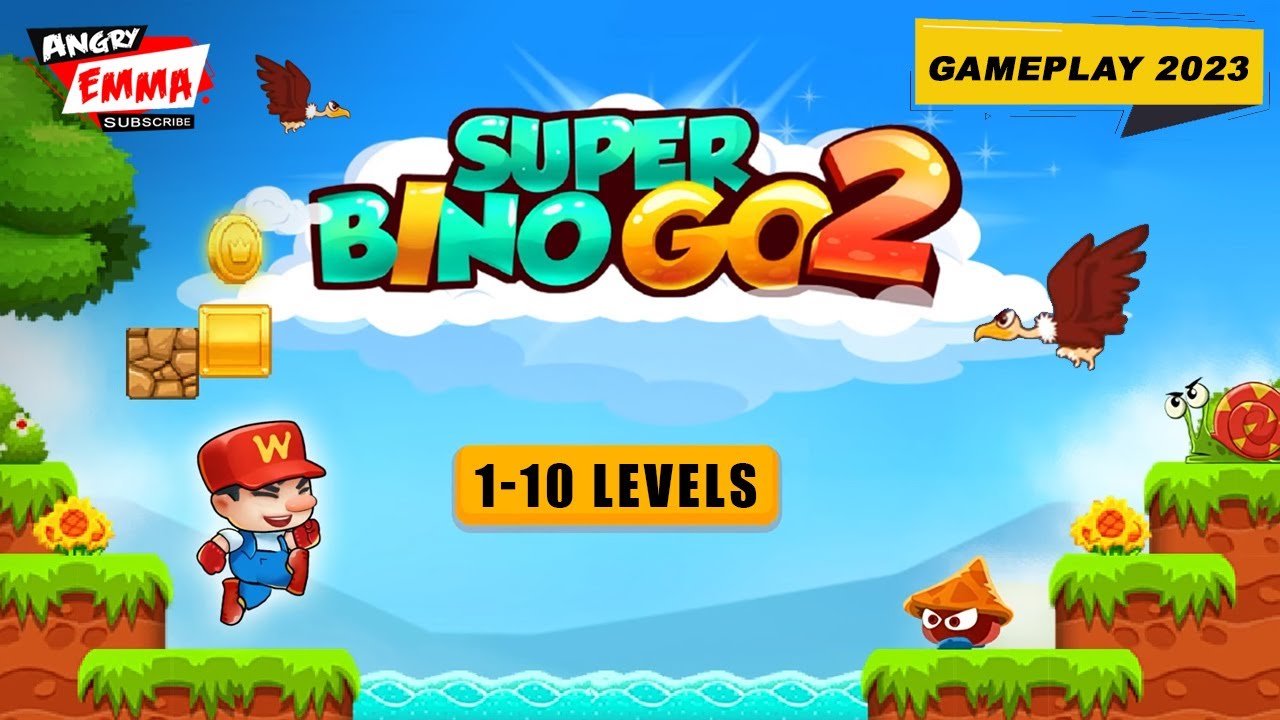 Super Bino Go 2 - Levels 1-10 + BOSS (Android Gameplay 2023) - YouTube