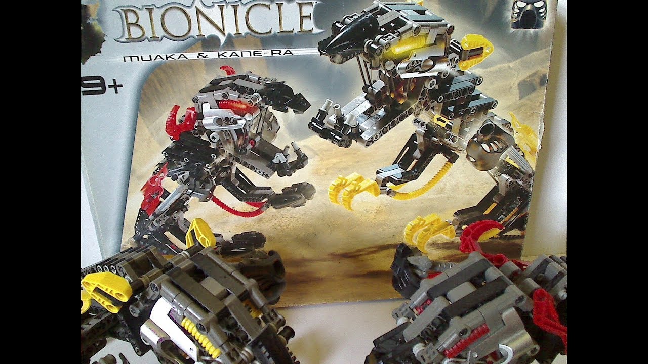 Lego Bionicle Review: Muaka & Kane-ra 2001 - YouTube