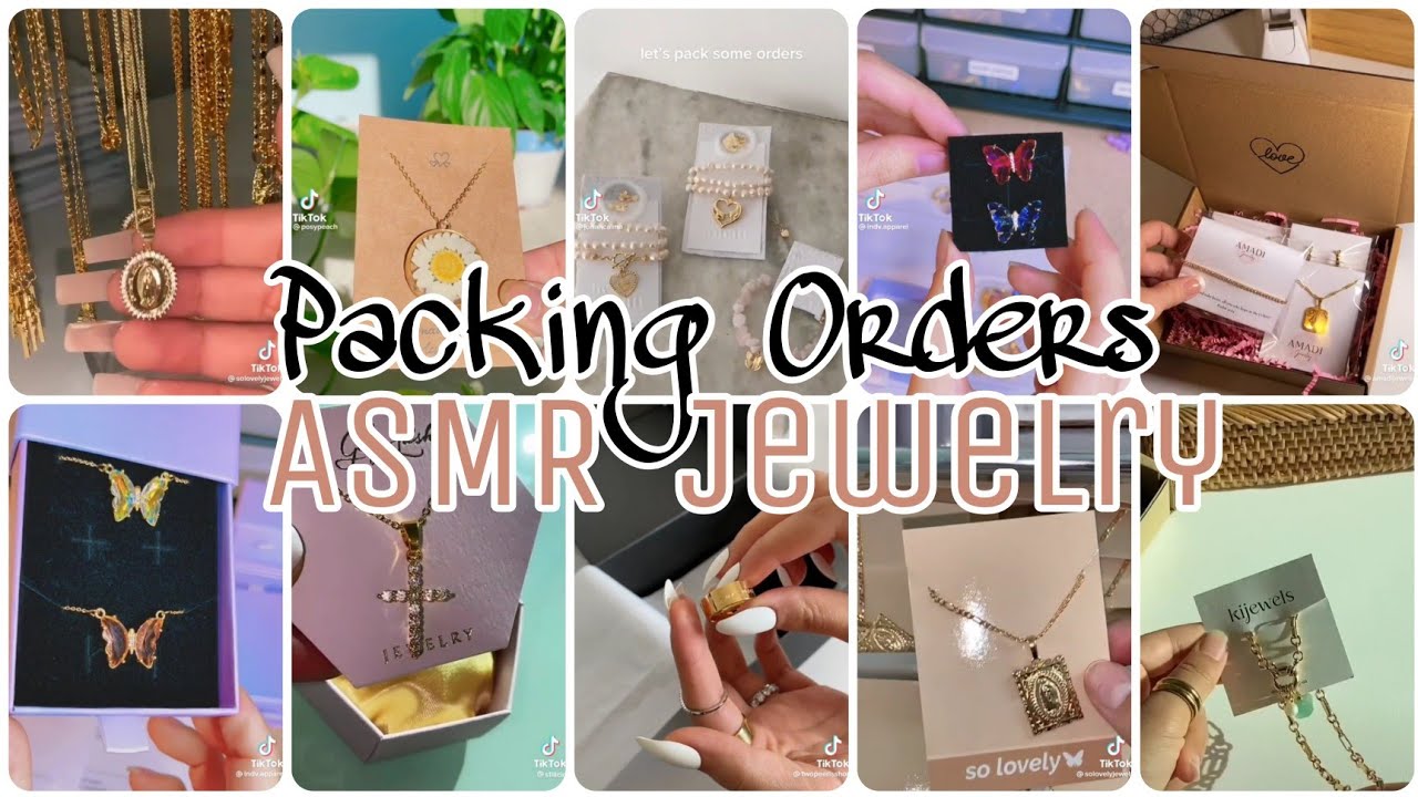 Asmr Jewelry Packing Orders Tiktok Compilation - YouTube