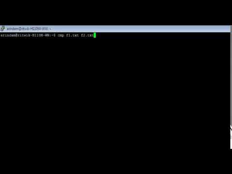 Linux - cmp Command - w3resource - YouTube