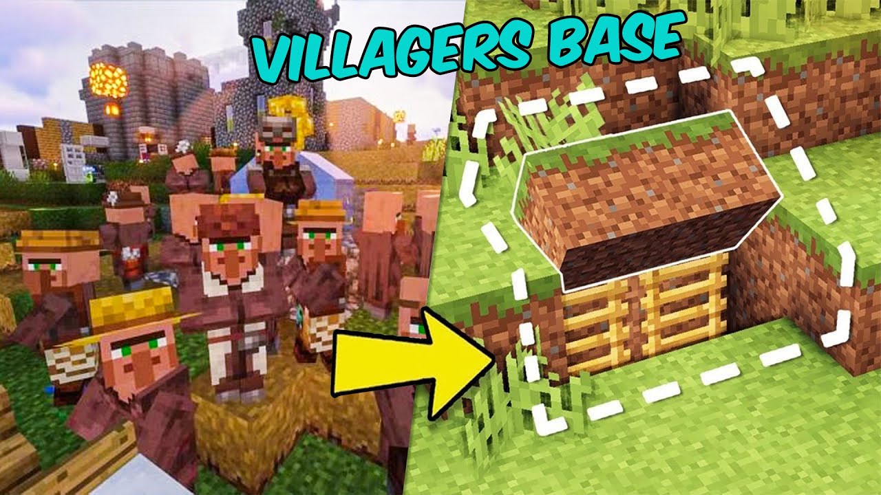 Built an Insane Villager Base Under my House in Minecraft - YouTube