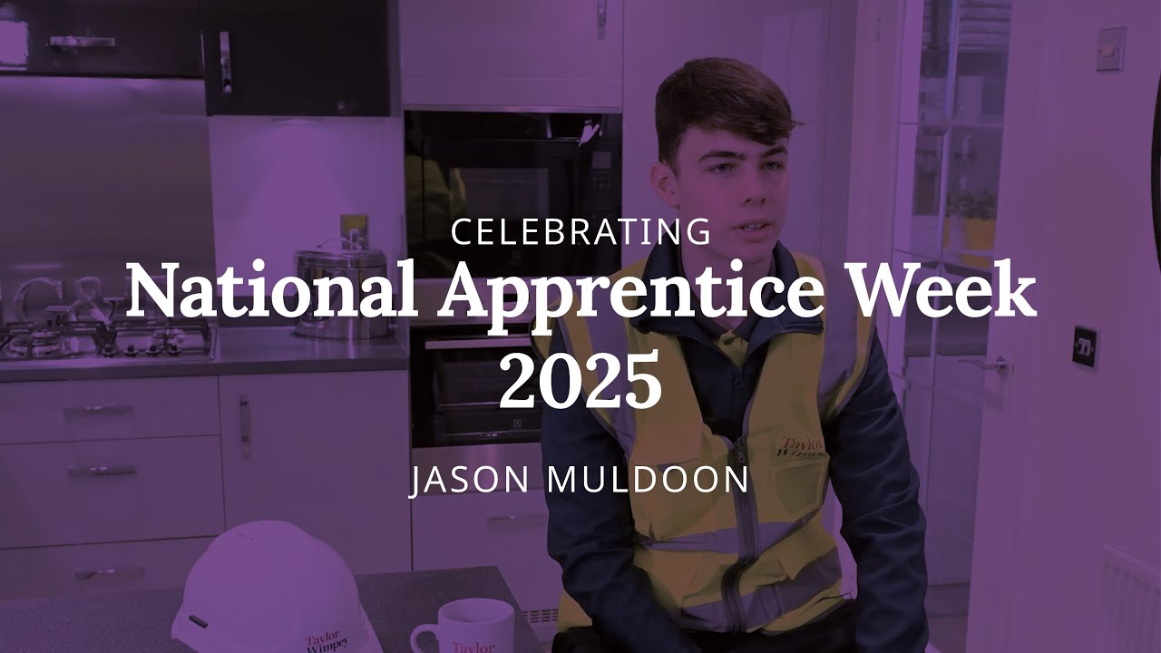 Taylor Wimpey - National Apprentice Week 2025 - Jason, Apprentice Bricklayer - YouTube