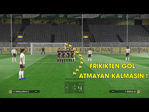 PES 2019 FRİKİKTEN GOL NASIL ATILIR ? I GOL ATMAK ARTIK BU KADAR BASİT !