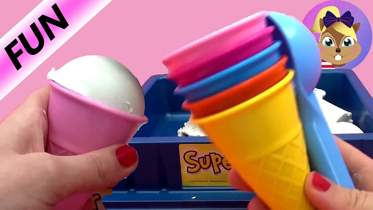 sand ice cream - Super Sand Sands Alive Ice Cream Cone - YouTube