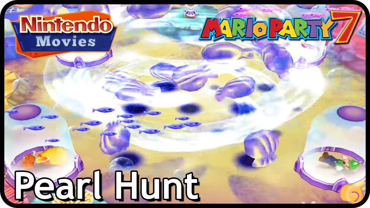 Mario Party 7 - Pearl Hunt (4 Players, Toad vs Daisy vs Boo vs Luigi ...