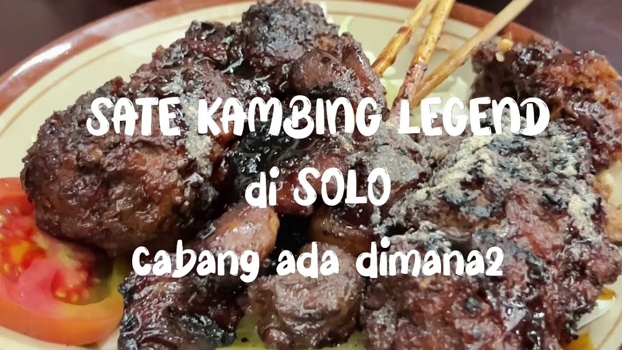 Sate Kambing Pak Manto Solo - YouTube