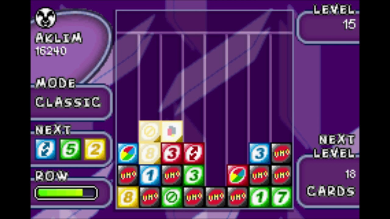 UNO Freefall - GBA Gameplay - YouTube