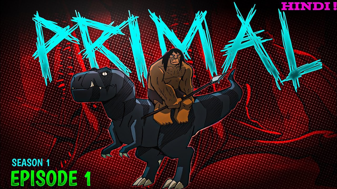 A man and a dinosaur become friends | primal season 1 episode 1 explain ...