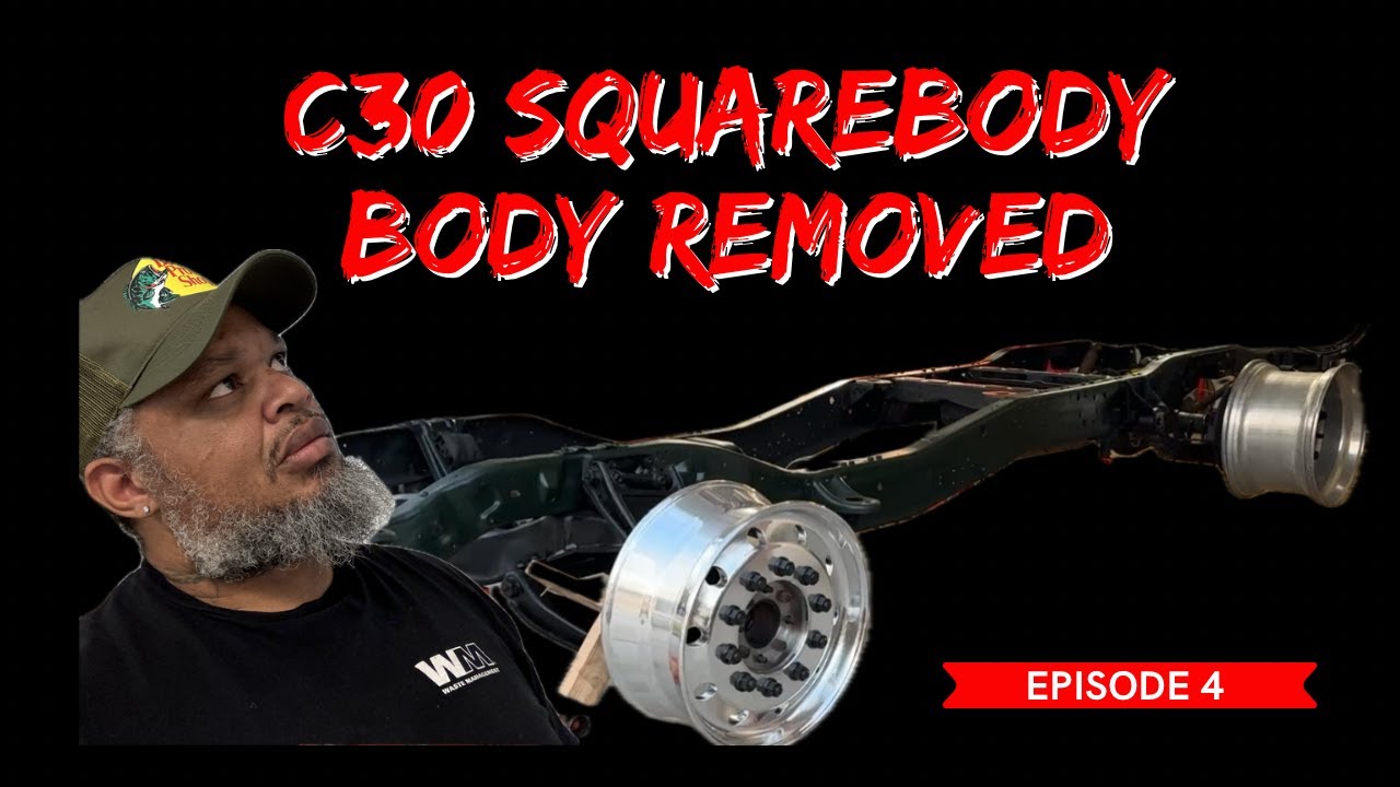 C30 DIY Remove body and paint frame #c30 #squarebodychevy #ls53 #diy # ...