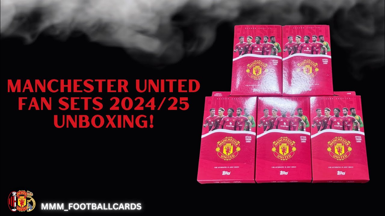 Unboxing 5 boxes of Manchester United Fan Sets 2024/25! | Live Unboxing ...