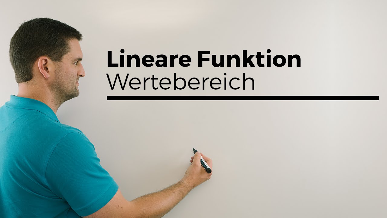 Lineare Funktion, Wertetabelle, Zeichnung, Definitionsbereich ...