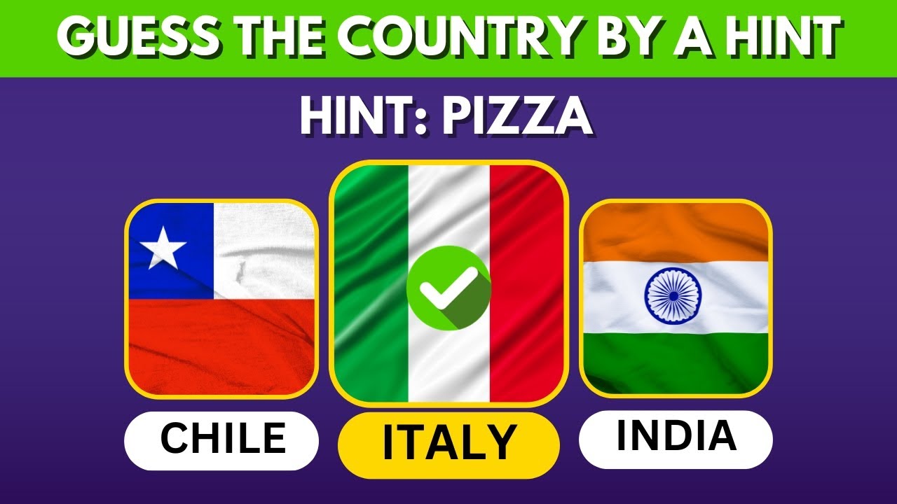 Can You Guess The 49 Countries by Hint? Easy, medium and hard!🌍🤔🗺️ ...