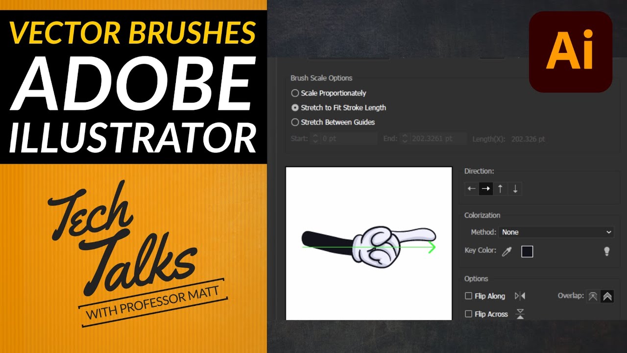Working with Vector and Pattern Brushes Adobe Illustrator - YouTube