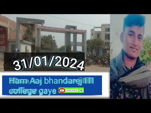 Aaj ham Dausa se bhandarej Gaye Radhika ITI college mein💓👈#viral - YouTube