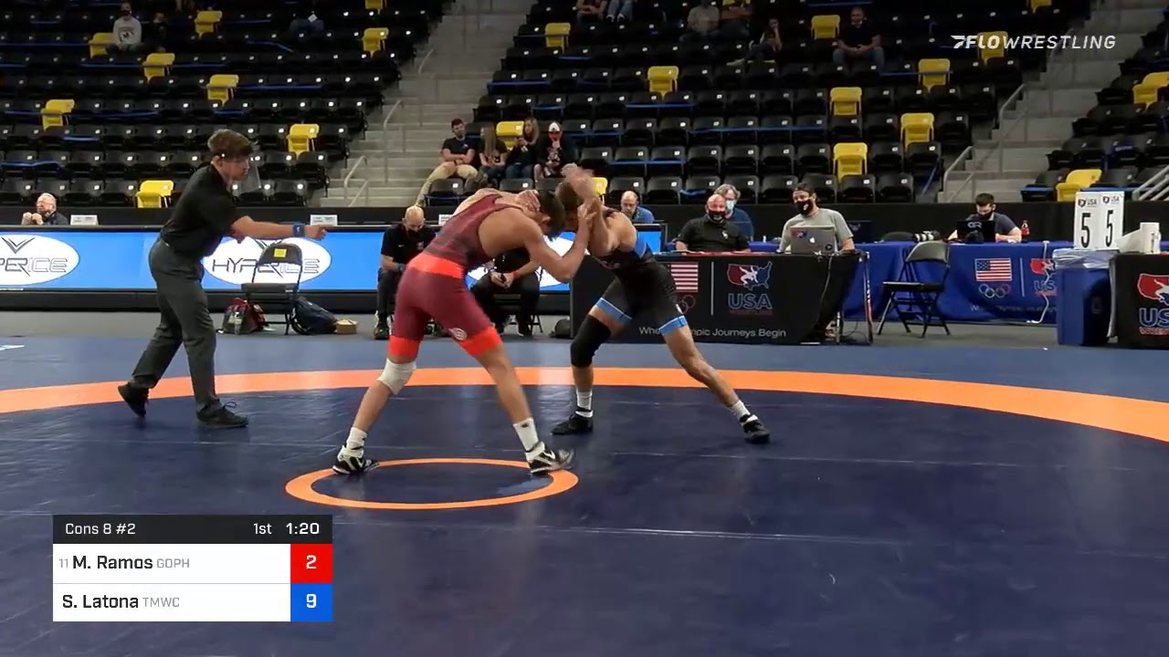 57 Kg Consolation Matthew Ramos Gopher Wrestling Club RTC Vs Sam Latona ...