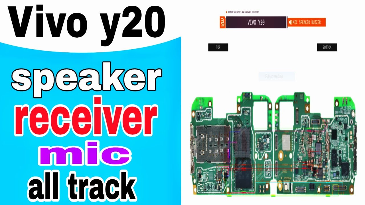 Vivo y20 speaker mic receiver problem solution #techmobile007 - YouTube