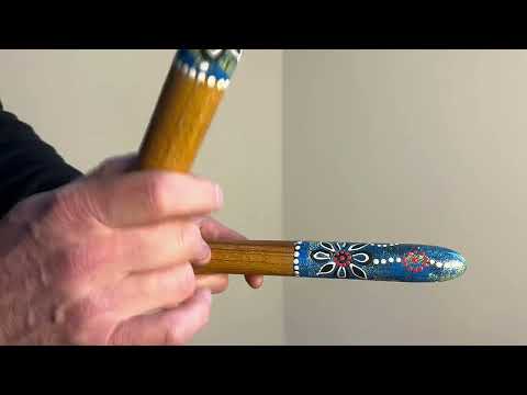 Blue Wooden Rhythm Clapsticks – Colorful Rhythm Sound Demo