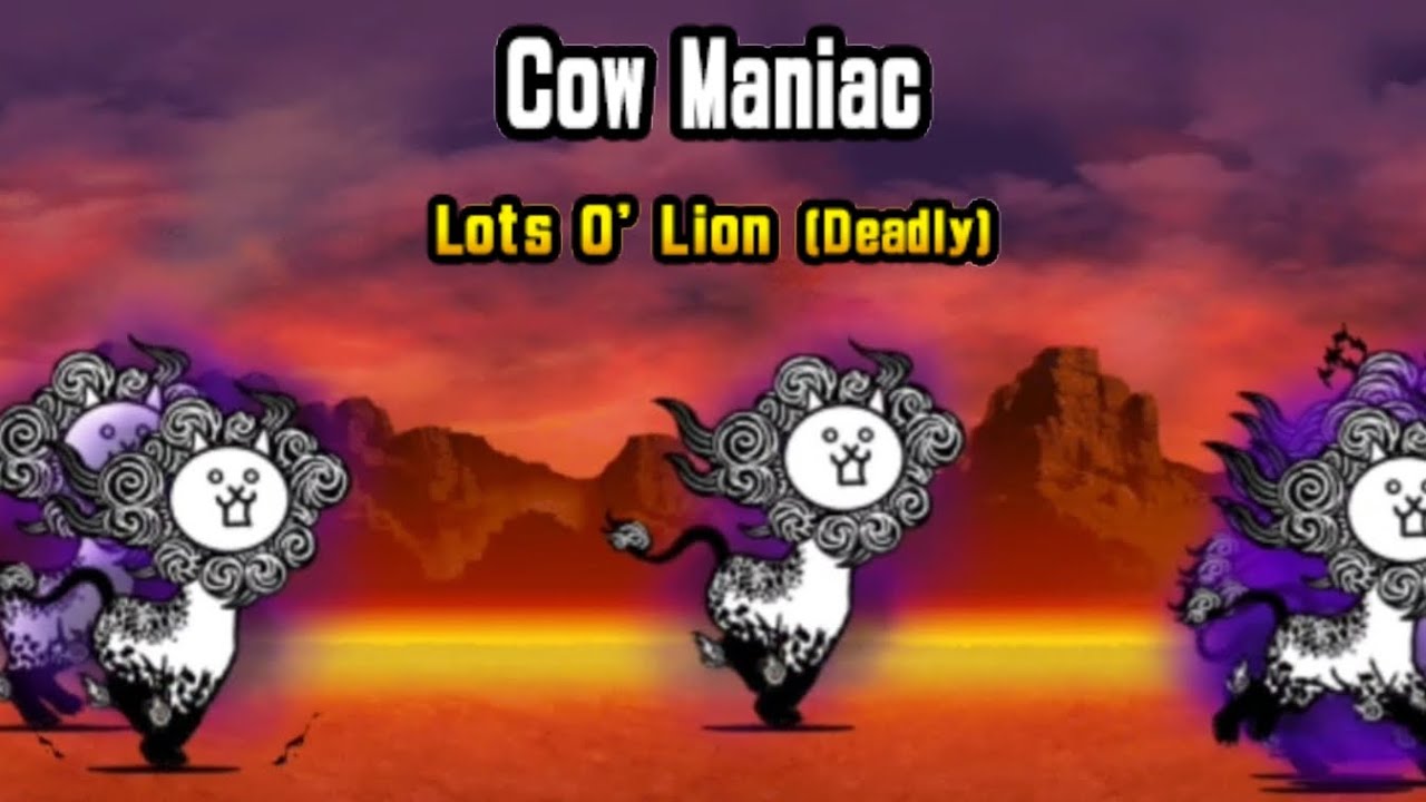 Battle Cats - Cow Maniac: Lots O' Lion (Deadly) - YouTube