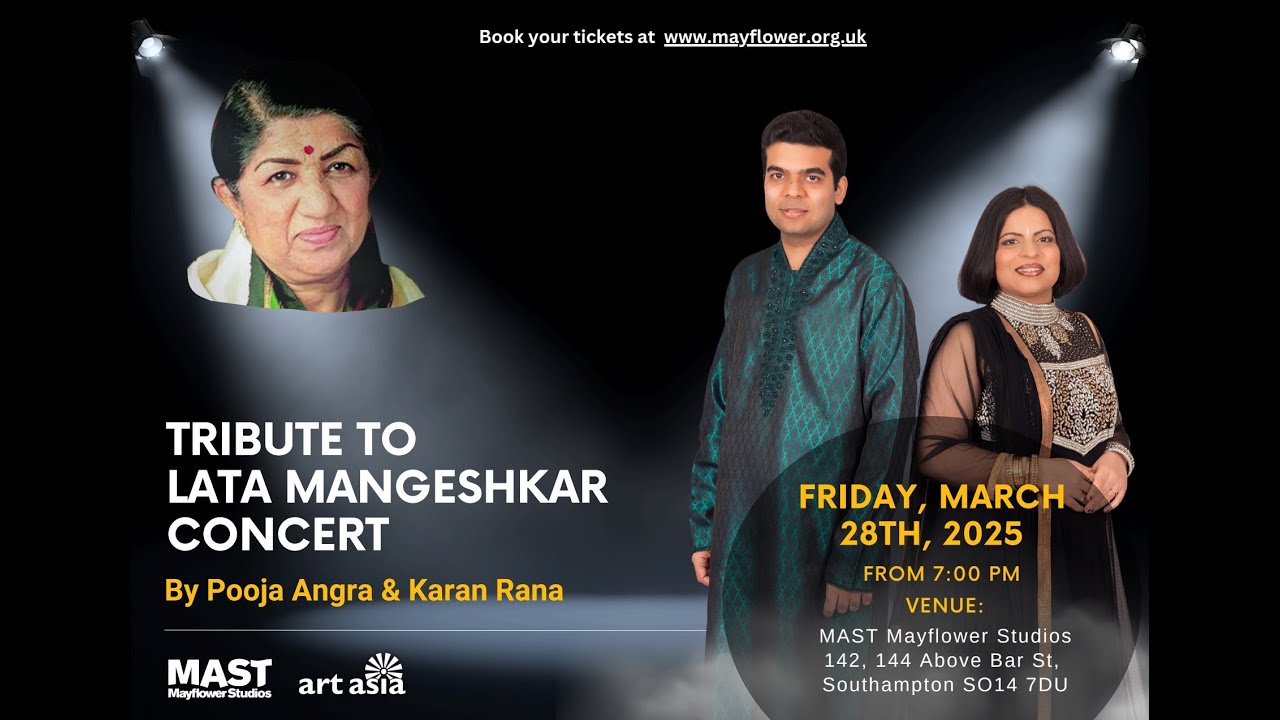 Tribute to Lata Mangeshkar by Pooja Angra and Karan Rana - YouTube