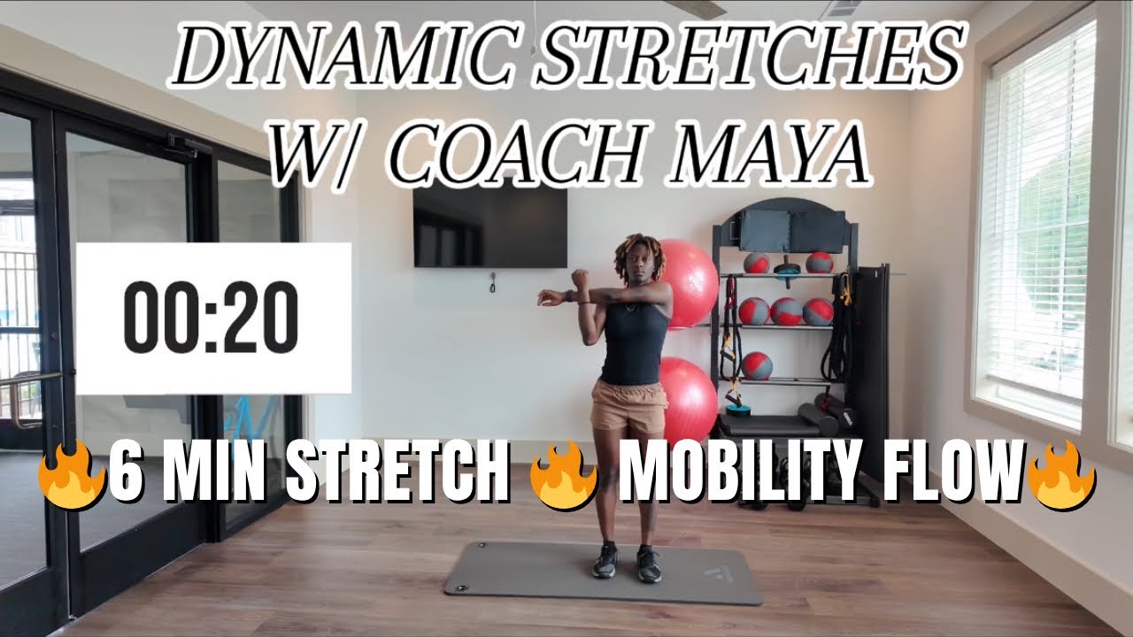 6-Minute Dynamic Stretch Flow | Full Body Warm-Up & Mobility - YouTube