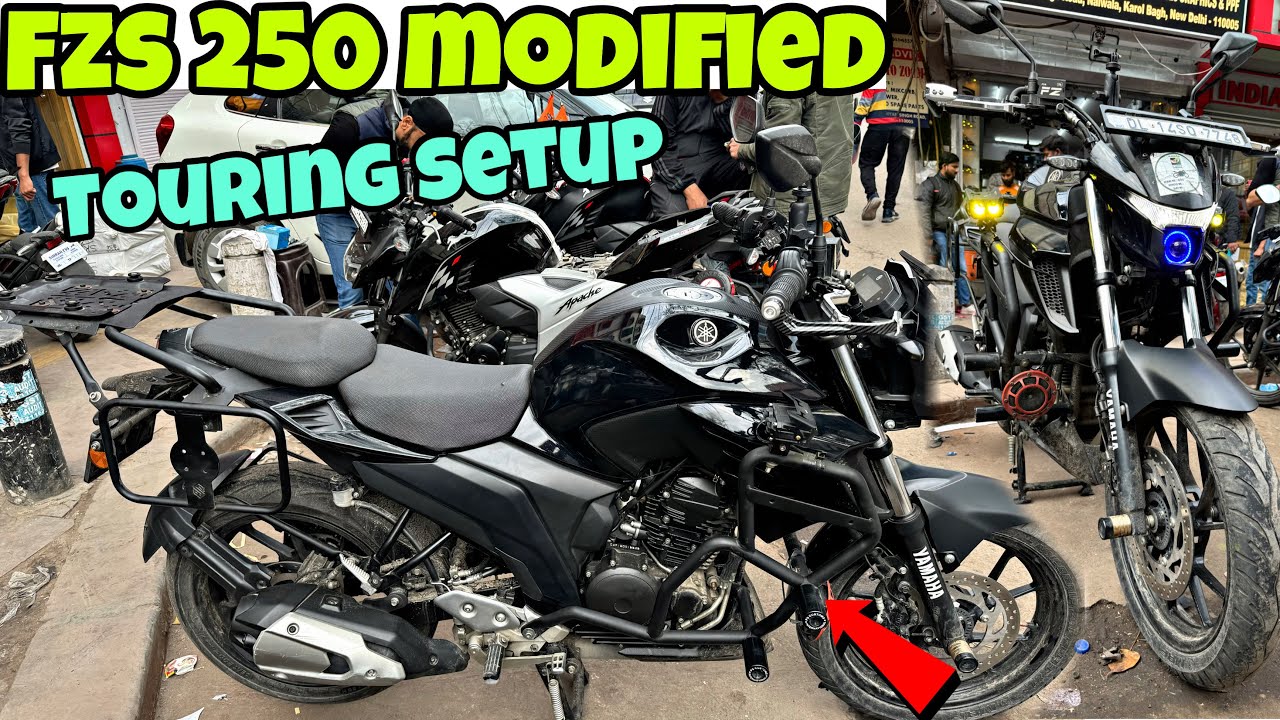 Yamaha Fzs 250 modified 😱| fzs 250 modification accessories | Fzs ...