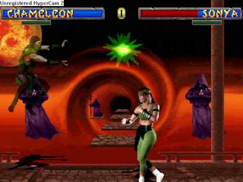 Mortal Kombat Trilogy Mugen: MK3 Chameleon vs MK1 Sonya - YouTube