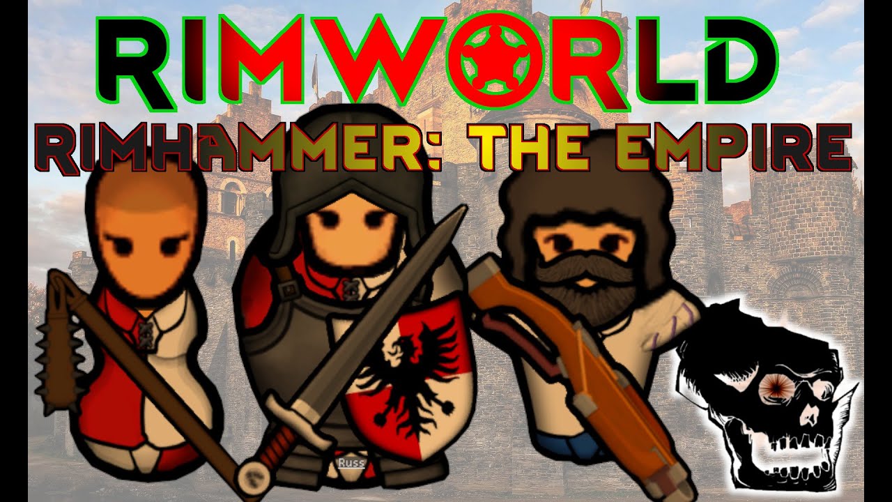 [44] RimWorld - Castle Walls - Massive Empire Castle - Let's Play - YouTube