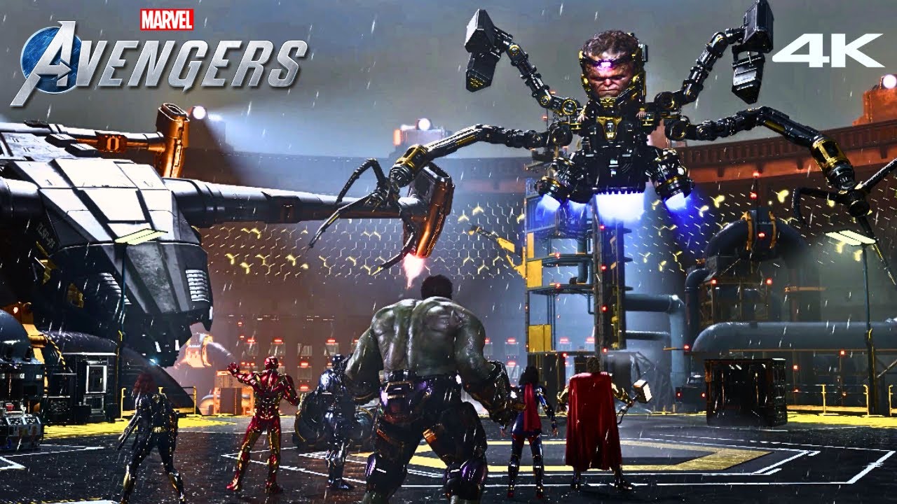 THE AVENGERS VS MODOK || BOSS FIGHT || Marvel's Avengers - YouTube