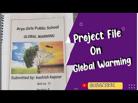 Project File on Global Warming/Class 12th,10th - YouTube