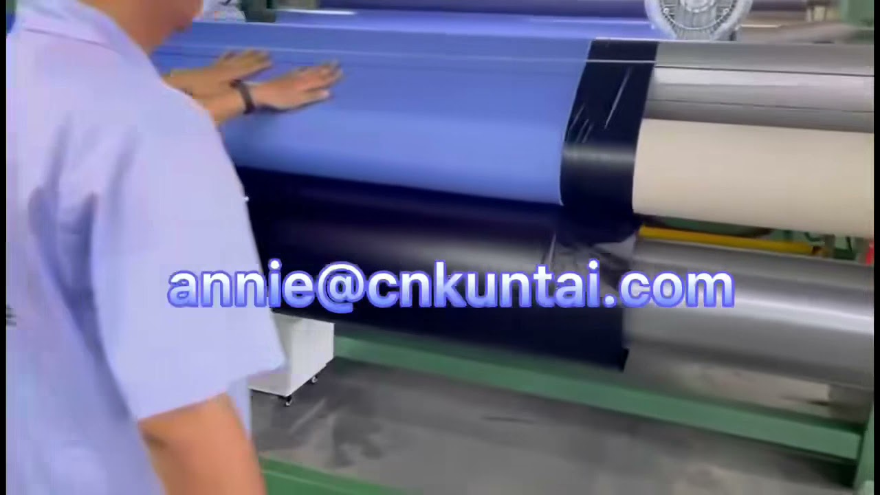 Hot melt PUR lamination machine for Blackout Curtain Fabric - YouTube