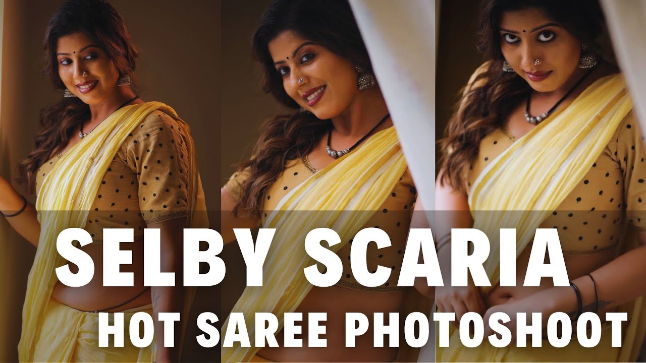 Selby Scaria Hot Saree Photoshoot | @selbyscaria Hot Photoshoot - YouTube