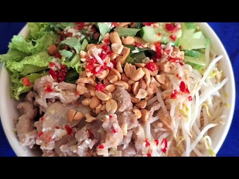 Làm Bún Thịt Xào Miền Tây Cho Bữa Sáng Ăn Quá Ngon |Make Stir-Fried ...