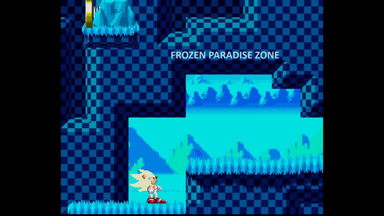 Frozen Paradise Zone By: @ihopkins4life Classic Sonic Simulator V13.3 ...