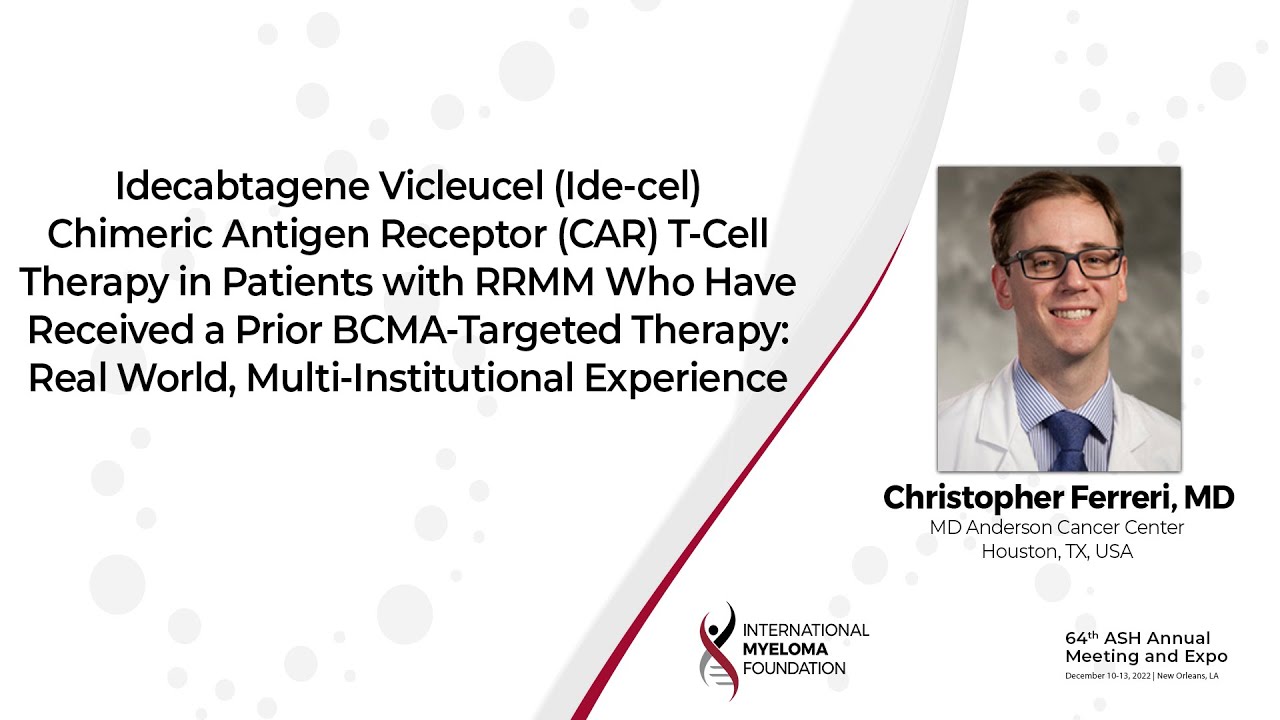 Real-world Outcomes for Patients Treated with Ide-Cel after having ...