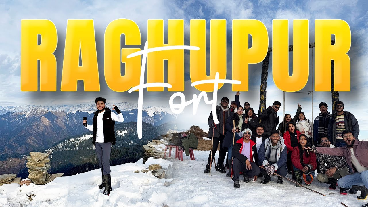 Raghupur fort trek | Jibhi | Young Monk cafe | Snow | Solo Trip ...