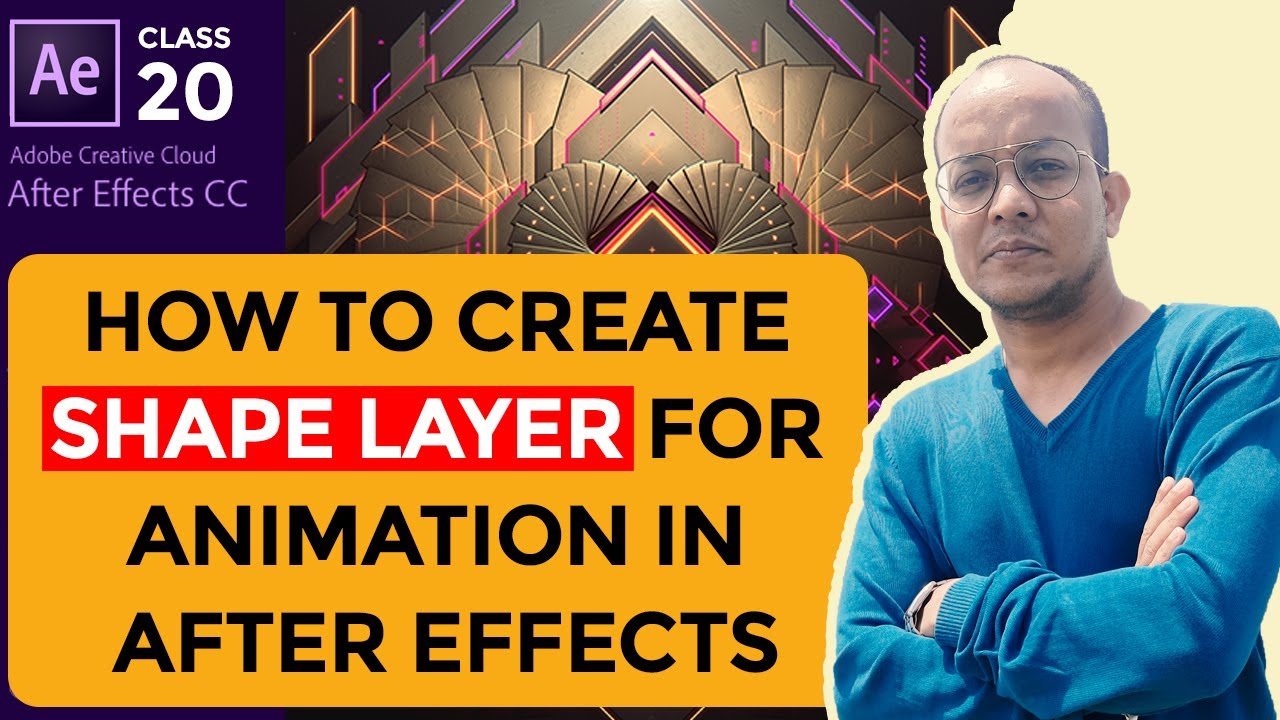 How to Create Shape Layer for animation in After Effects like a pro CC ...
