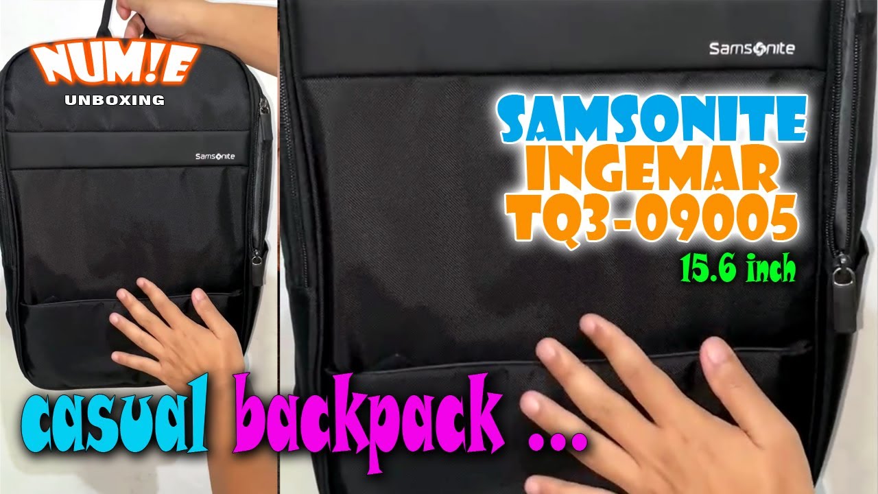 🎒 UNBOXING Samsonite Ingemar TQ3 09005 Casual Backpack - YouTube